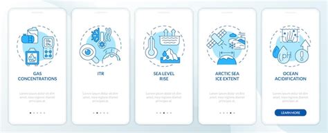 Premium Vector 2d Blue Icons Representing Climate Metrics Mobile App