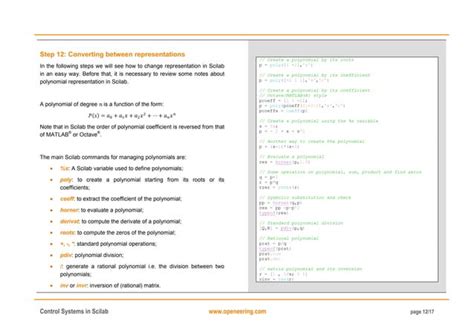 introduction to control systems in scilab ppt