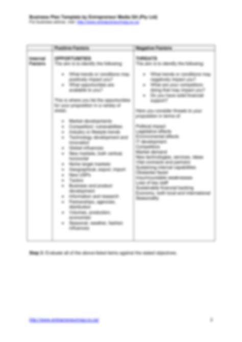 Solution Swot Analysis Template Download Studypool