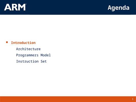 Ppt 1 Tm 1 Agenda Introduction Architecture Programmers Model