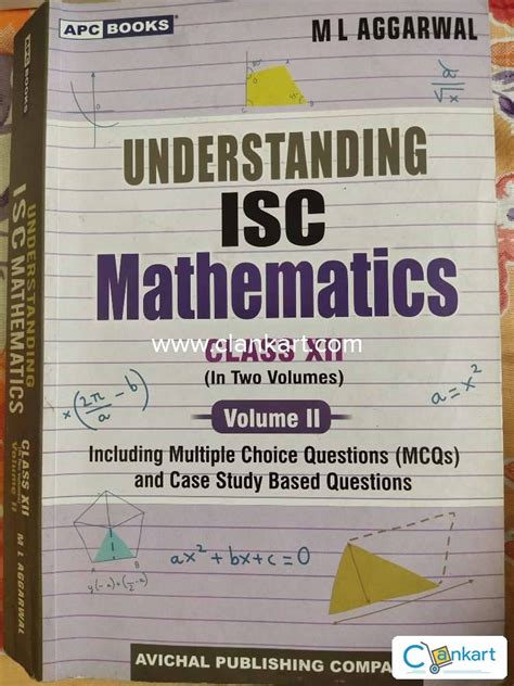 Buy Understanding Isc Mathematics Class Xii 2 Vol Set Book In