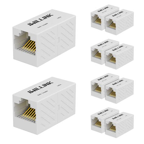 Iwillink Cat6 Rj45 Coupler 10 Pack Inline Ethernet Coupler Female To