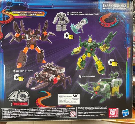 Transformers Legacy United Doom N Destruction Chop Shop And Barrage