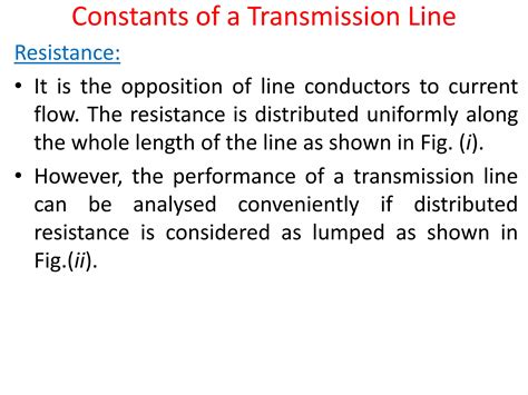 Transmission And Distribution Line Parameters Pptx Computer Networking Computing
