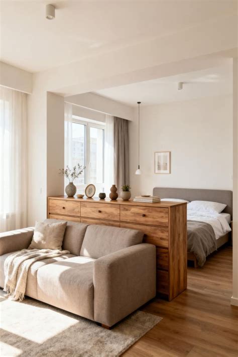 Clever Wall Divider Ideas For Small Apartments