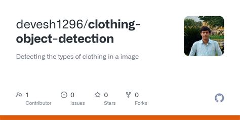 Github Devesh1296 Clothing Object Detection Detecting The Types Of