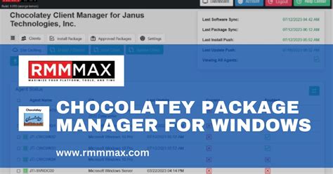 chocolatey package manager for windows