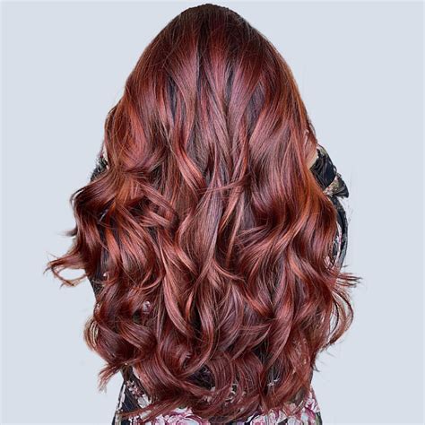 Dark Auburn Red Hair Color Chart