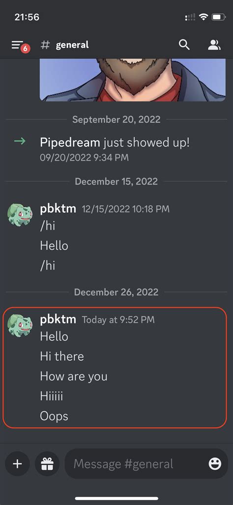 BUG Discord New Message Instant Is Not Emitting Events For New