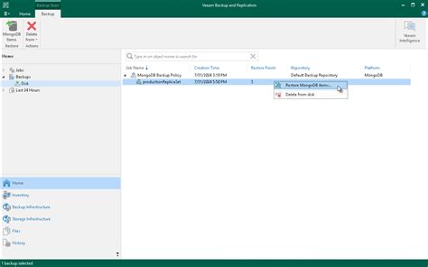 Restoring From Backup With Veeam Explorer Veeam Plug Ins For