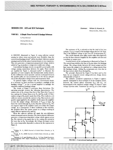 Asimplethree Terminalicbandgapreference Pdf Amplifier Analog