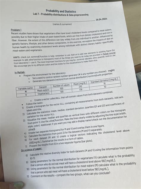 Probability And Statistics Lab 7 Probability StudyX
