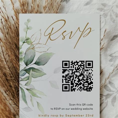 QR Code Rsvp Card Wedding Rsvp QR Code Scan To Rsvp Online Etsy Australia