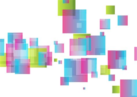 Premium Vector Colorful Glossy Squares Abstract Tech Background