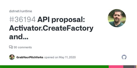 Api Proposal Activatorcreatefactory And Constructorinfocreatedelegate · Issue 36194 · Dotnet