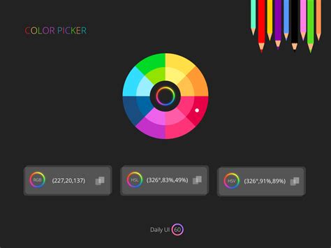 Daily UI Color Picker By Puneet Shakya On Dribbble