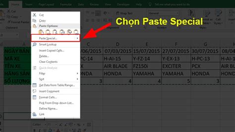 Cách xoay dữ liệu trong Excel từ hàng sang cột và ngược lại đơn giản