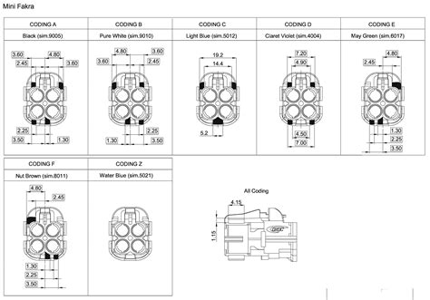 Mini Fakra B Type Jack To Fakra Jack×4 Kls Connector Mini Fakra B Type Jack To Fakra Jack×4 Kls Connector