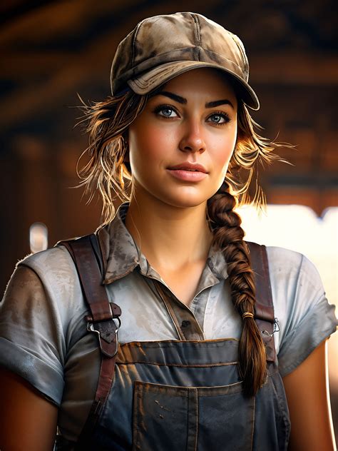 Download Ai Generated Farmer Woman Royalty Free Stock Illustration
