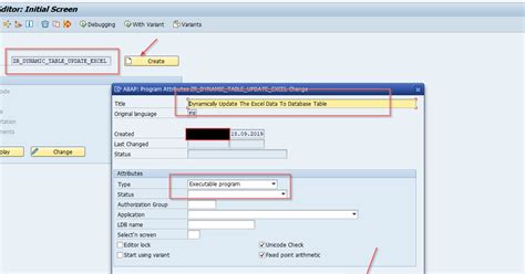 Sap Abap Central Dynamically Update Data From Excel To Database Table