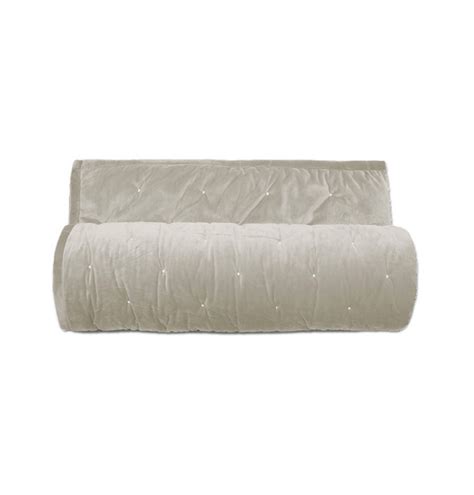 Couvre Lit Velours Matelassé Gipsy Loup Vent Du Sud Blancollection