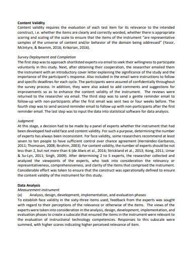 FREE 10 Content Validity Samples Templates In PDF