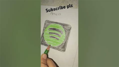 How To Draw Spotify Logo Drawing Logo Drawing Easy Simple Logoshorts Viralshortstrending