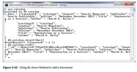 Using The Mongo Shell Using Documents Hkt Soft