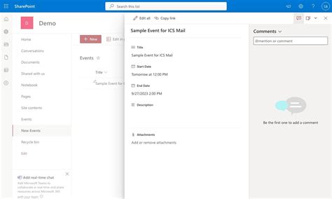 How To Send Icalendar Events Using Power Automate