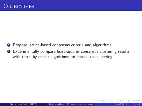 A Lattice Based Consensus Clustering Pdf Programming Languages Computing