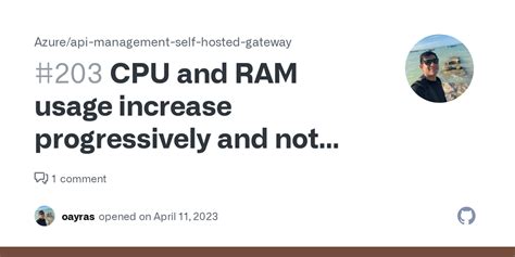 Cpu And Ram Usage Increase Progressively And Not Decrease · Issue 203 · Azureapi Management