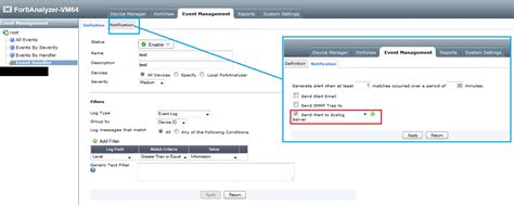 Solved Forward Event Log Via Syslog Fortinet Community