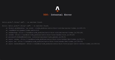 Astro Ink Codesandbox