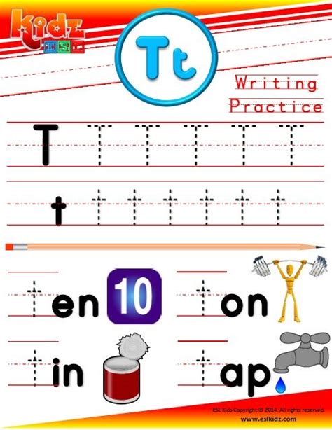 Letter T Phonics Worksheet Eslkidz Com Phonics Html Phonics Chart Phonics Worksheets