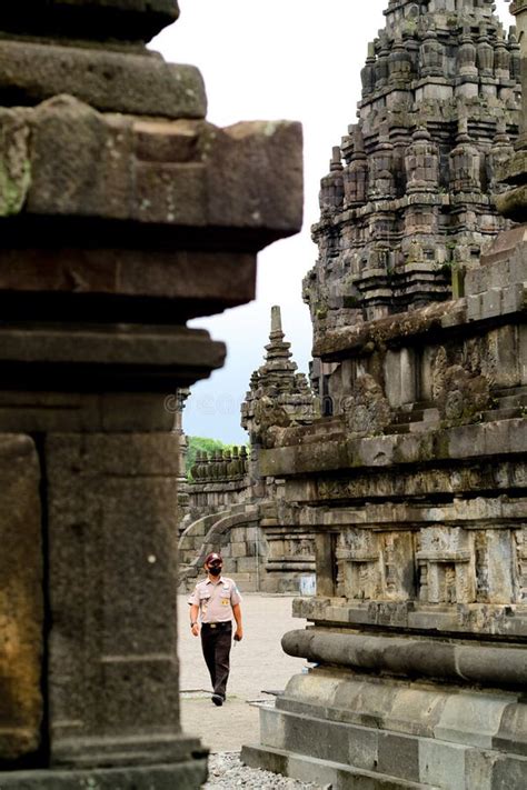 Security Staff Of Prambanan Temple Editorial Stock Image Image Of Monastery Wall 269533909