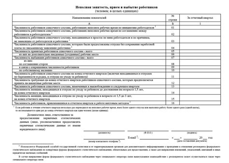 Форма П 4 НЗ инструкция для заполнения образец