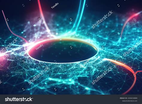 Futuristic Data Flow Data Transfer Technology Stock Illustration 2204234889 Shutterstock
