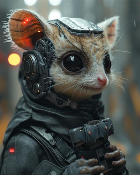 Premium Photo Ai Generated Illustration Of A Rusty Robotic Mouse Figure