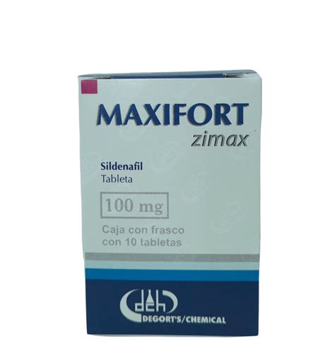 Maxifort Zimax Sildenafil Tab 100 Mg C10 Degorts Drogueria Online