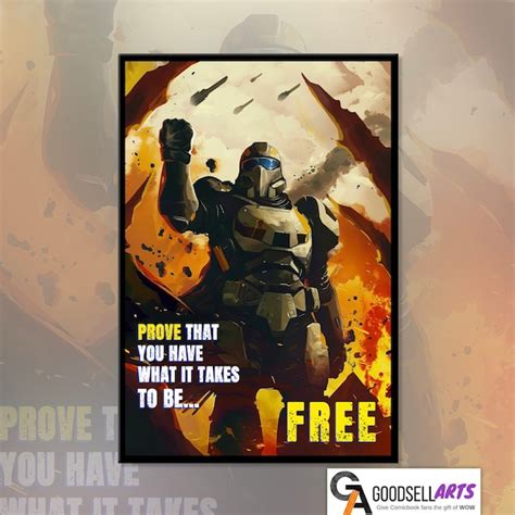 Helldivers 2 Propaganda Poster Etsy