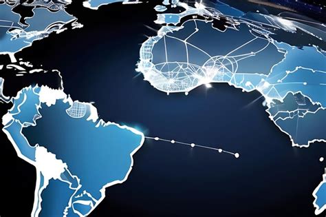 Premium Photo Concept Of Global Network And Connectivity Ai Generated