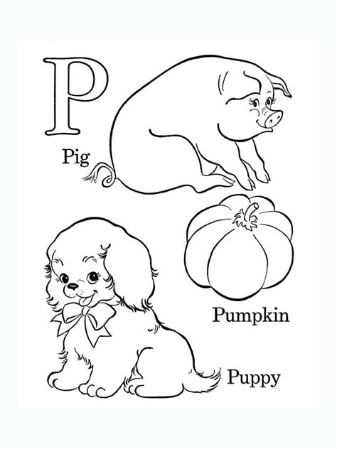 Printable Letter P Coloring Page Download Print Or Color Online For Free
