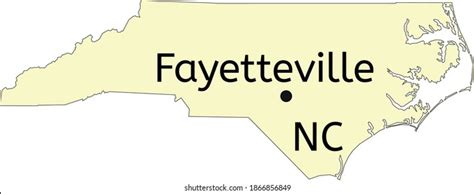 Fayetteville N Carolina Map