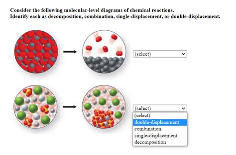 Solved Consider The Following Molecular Level Diagrams Of