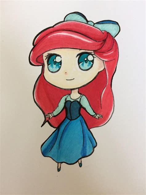 Chibi Disney Princesses Ariel