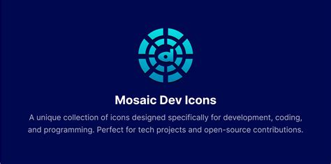 Github Ivijayguptamosaic Dev Icons A Unique Collection Of Icons