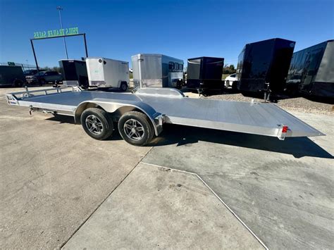 New 2023 Mission 22 Aluminum Tilt Car Hauler Trailer Open Car Factory