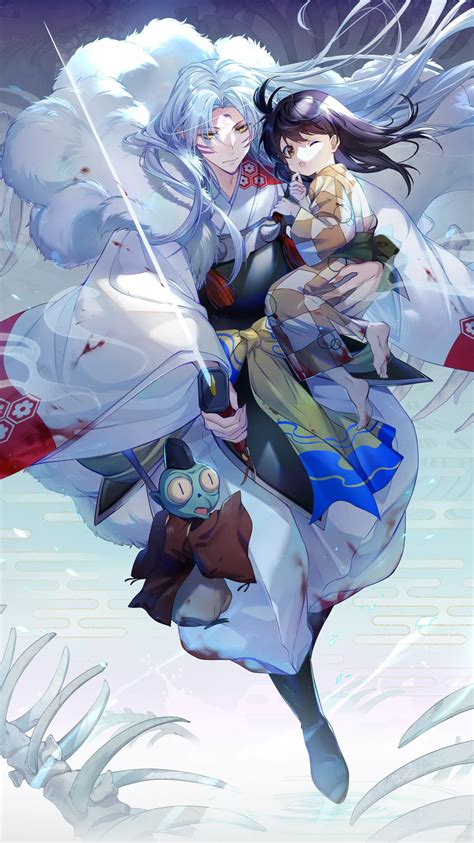 Sesshomaru Wallpaper Rin And Sesshomaru Fanart Lord Sesshomaru X Rin