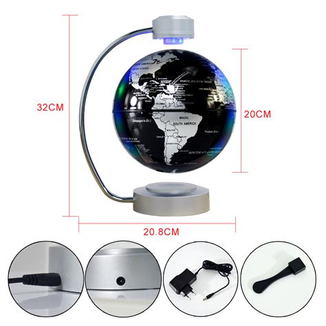 Unique Magic Magnetic Levitating Rotating Globe In Classroom With Bend