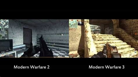 Modern Warfare 2 Vs Modern Warfare 3 Graphics Comparison Youtube